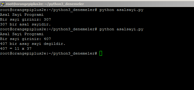 Orange Pi: ORANGE PI PYTHON KURULUM
