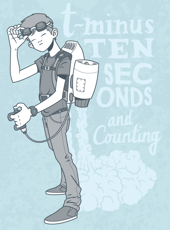 what catch me up: The Hammo, illustrations with a character