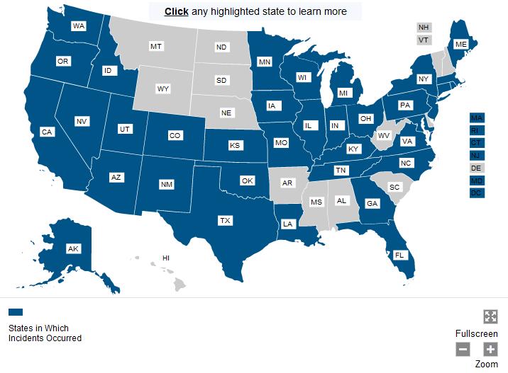 Hella Heaven: First Amendment violations: a state-by-state US map of ...