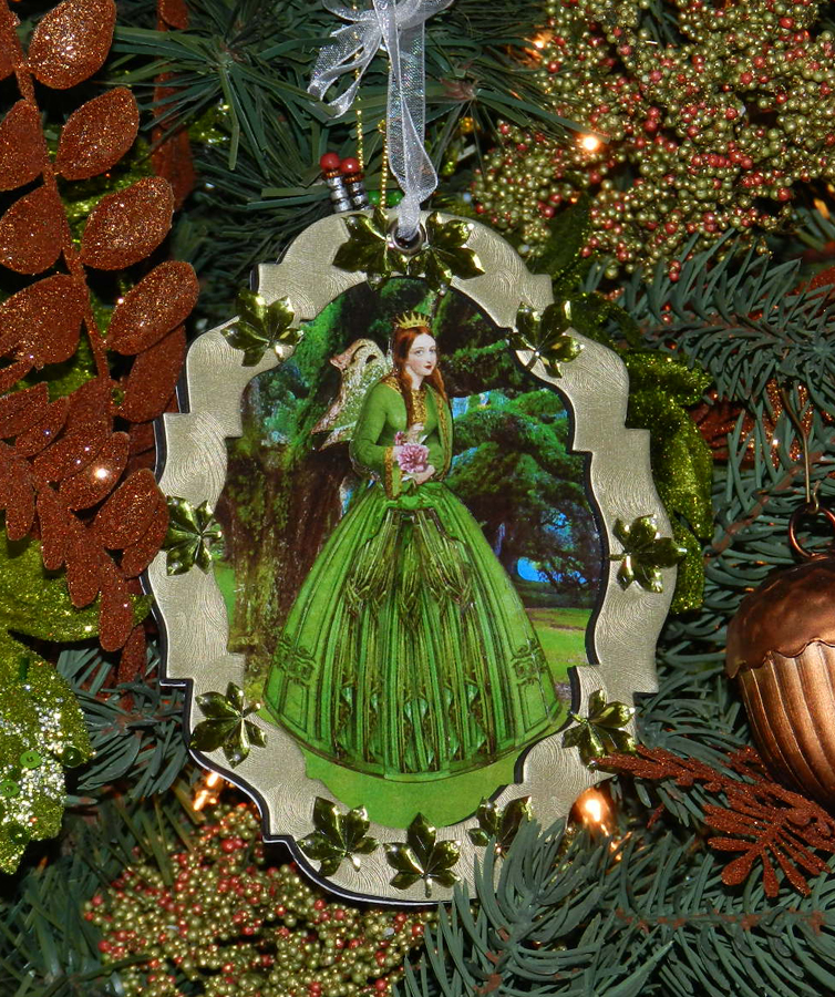 ~ My Fanciful Muse ~: Christmas Fairy Ornament - Mulit Layered for ...