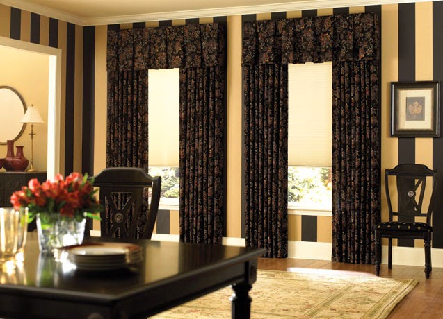 Curtain Ideas: Curtains over blinds interior design