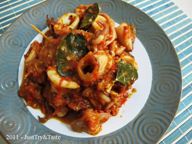 Resep Cumi-Cumi Sambal Merah | Just Try & Taste