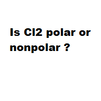 Is Cl2 polar or nonpolar
