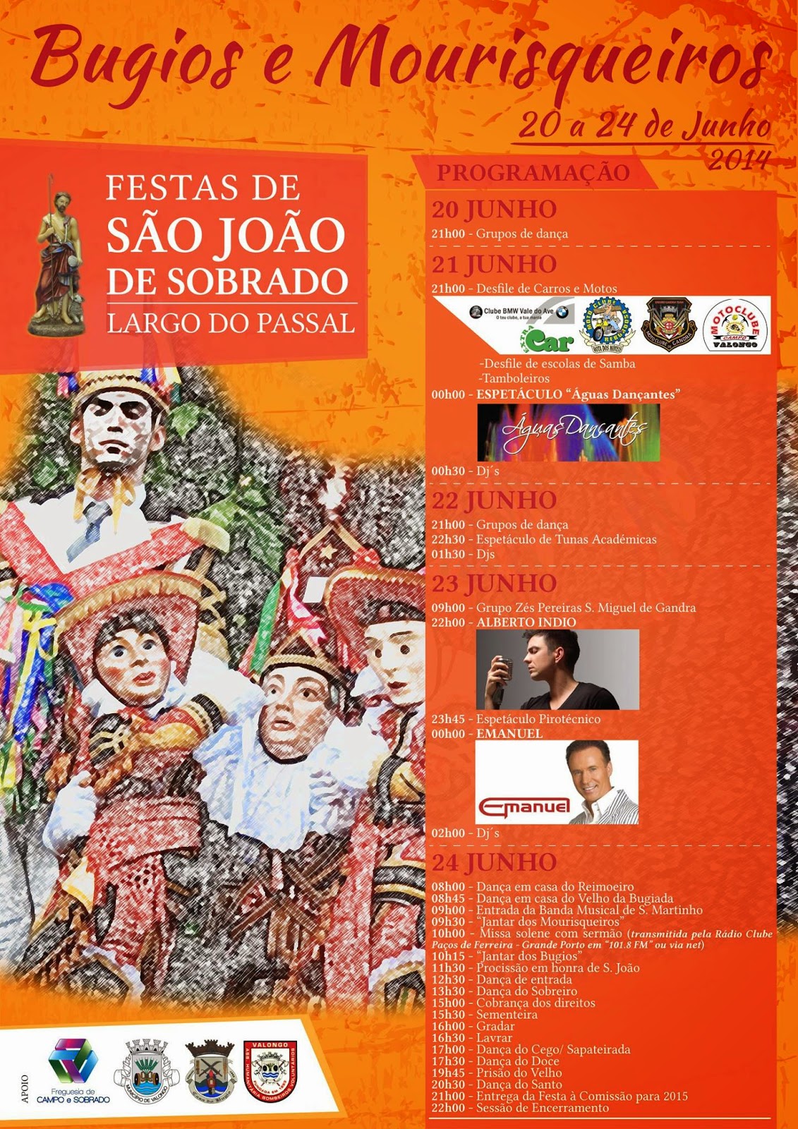 Bugios e Mourisqueiros: O cartaz de 2014