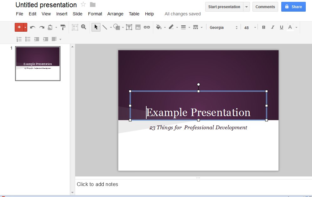 23 Things for Professional Development: Thing 13: Google Docs, Wikis ...