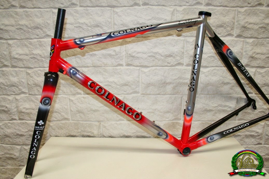 Velossimo: Colnago CT1 Lux Titanio B-Stay titanium carbon frame set