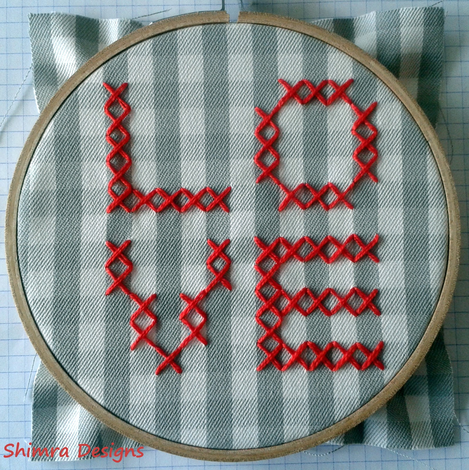 Shimra Designs: Tutorial: How to make your own Cross Stitch pattern