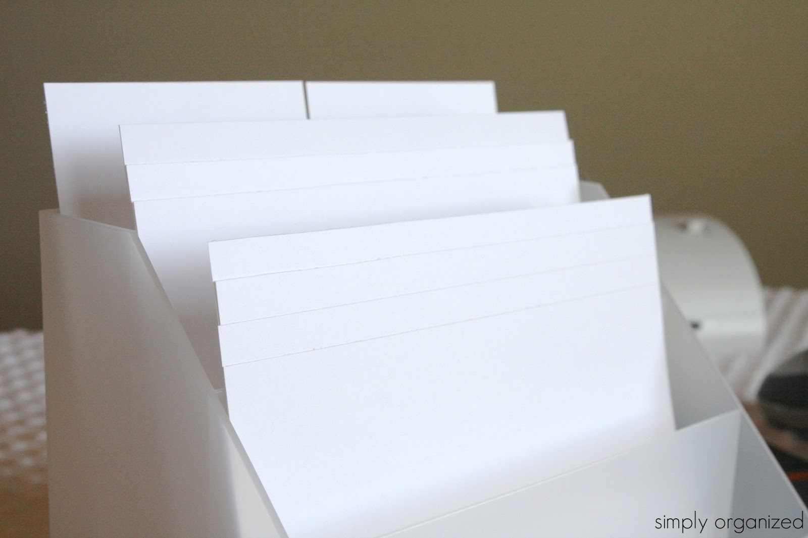 DIY: Greeting Card Organizer - Simply Organized
