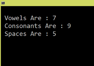 C++ program to count vowels and consonants in text file