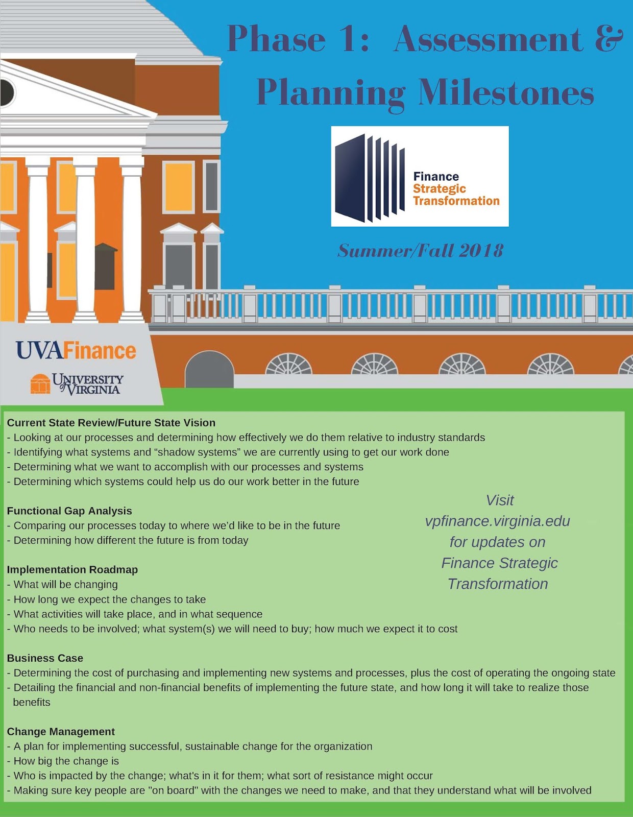 UVA Finance: Finance Strategic Transformation Phase 1: Assessment ...