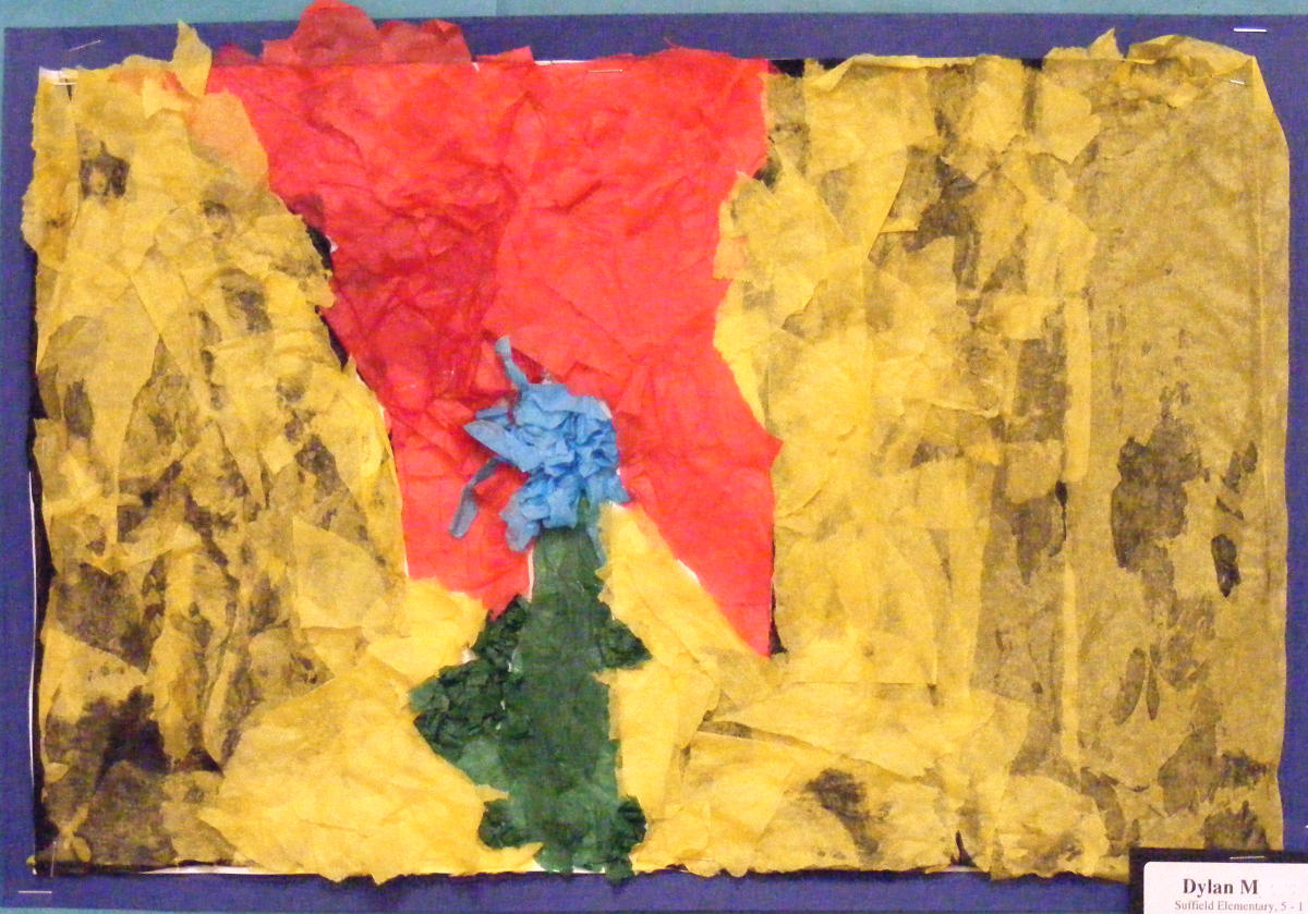 Suffield Elementary Art Blog!: Georgia O'Keeffe Inspired Tissue Paper ...