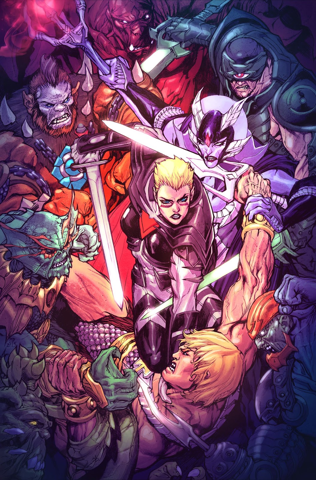 Historiteca: DC da a conocer portada e imagenes del comic de He-Man