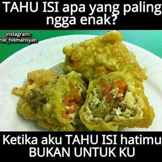 40 Meme Lucu Makanan Tahu Dan Tempe - Meme Kocak Bikin Ngakak