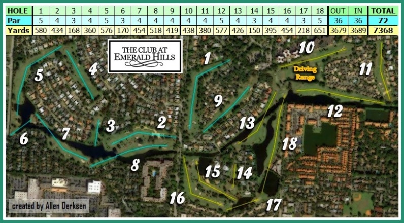the club at emerald hills layout - Devin Searcy