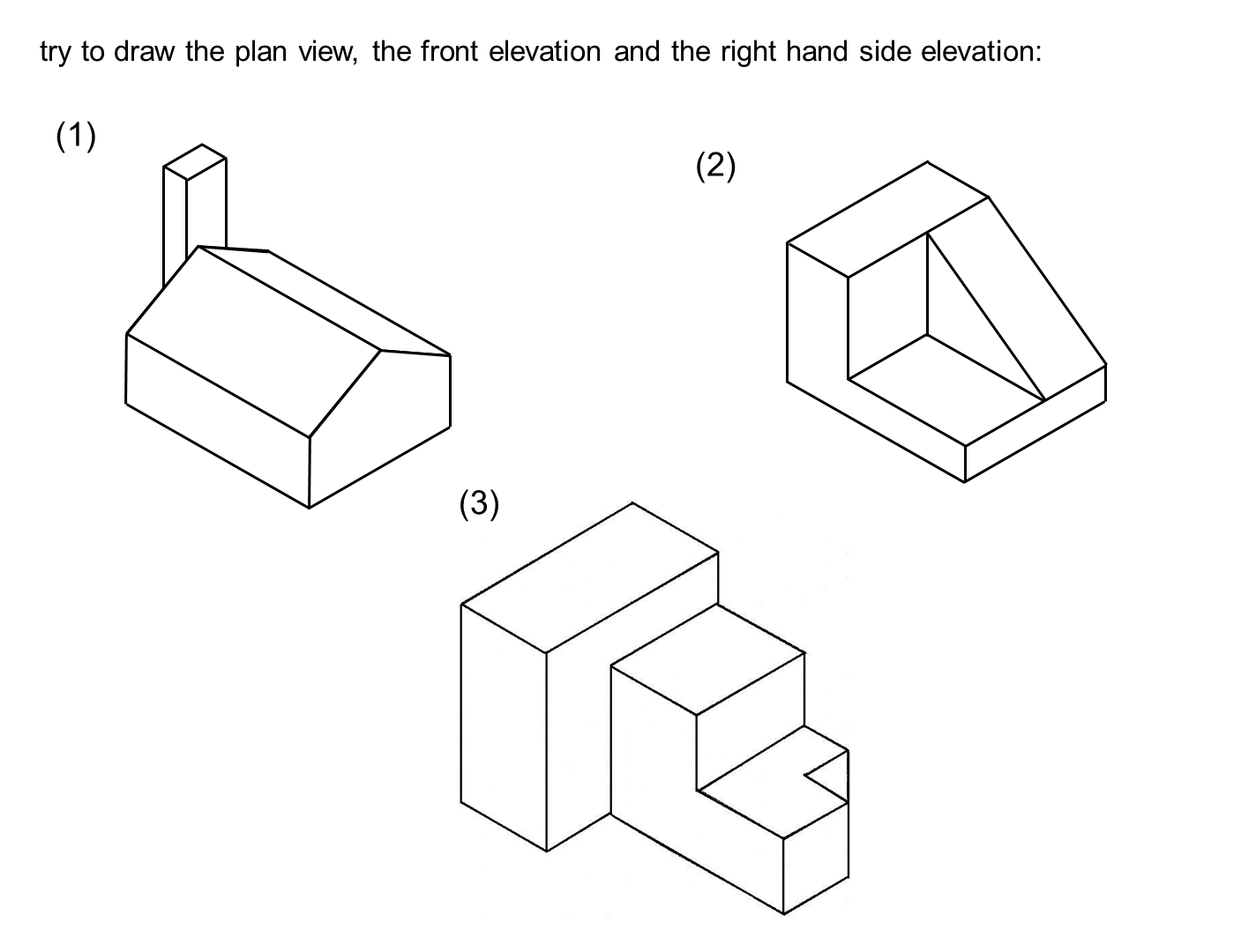 MEDIAN Don Steward mathematics teaching: plans and elevations