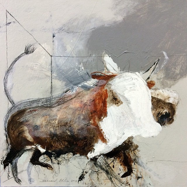 Gerard Ellis, running with the bulls in 2015