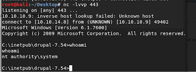 The Deadline: HTB - Bastard Write-up