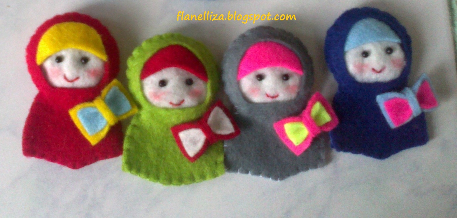 FlaneLLiza: Boneka Aisyah dari Kain Flanel