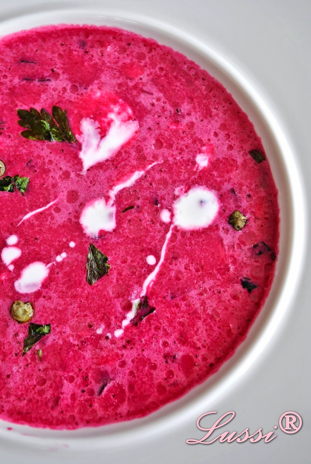 Lussi`s World of Artcraft: Студена розова супа по руски / Cold Russian ...