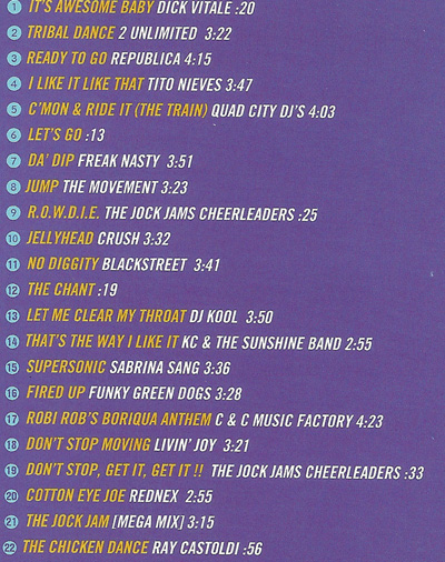 The CD Project: Various Artists - ESPN Presents Jock Jams, Vol. 3 (1997)