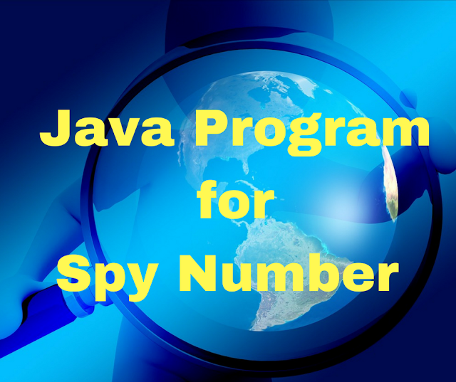 Java Program For Spy Number Java And Python Tutorial