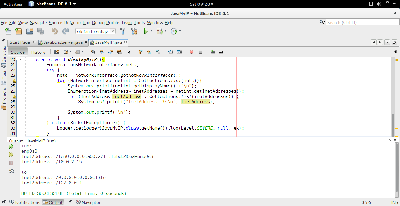 Java-Buddy: List my IP (inetAddress)