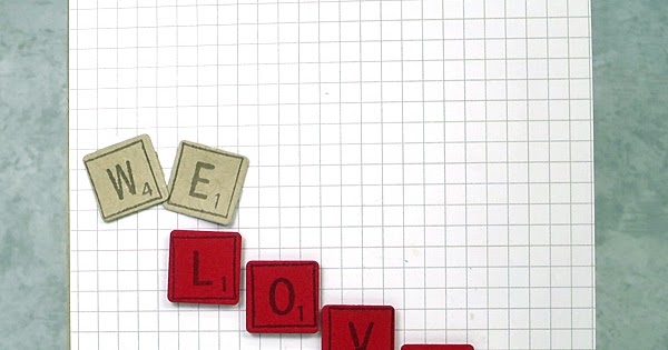 Stamps, Paper and Ink: Tile Letters Valentine