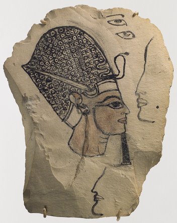 A · K · ....: Ostraca egipcios