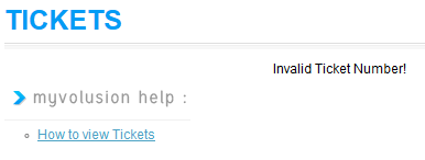 Fun with Volusion: Volusion Support Tickets
