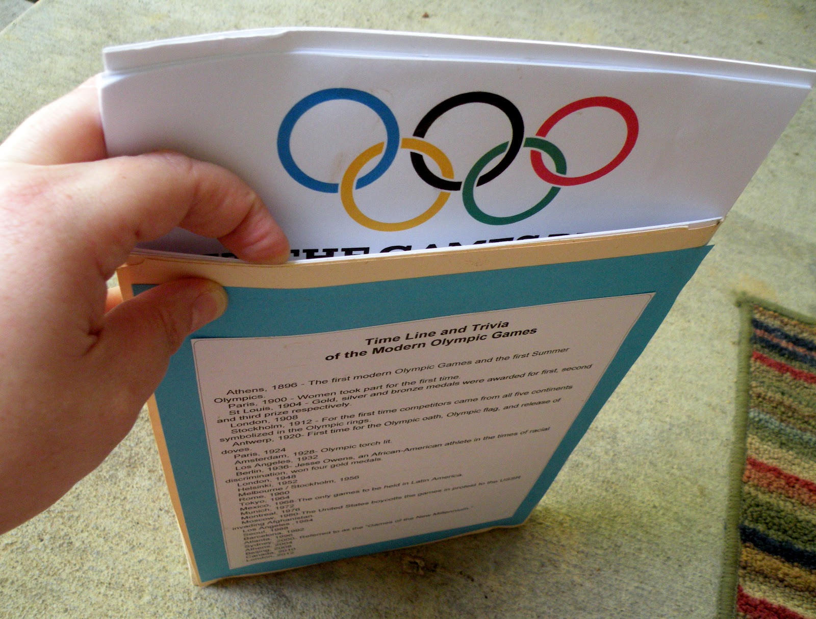 The Fantastic Five: Olympic Lapbook Learning