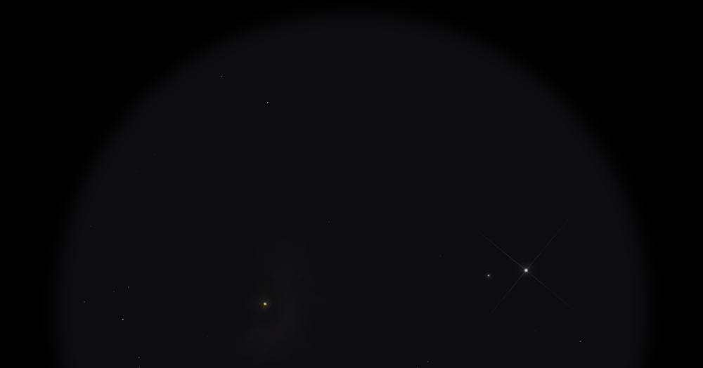 Astronomydrawings: NGC1555: Hind's Variable Nebula