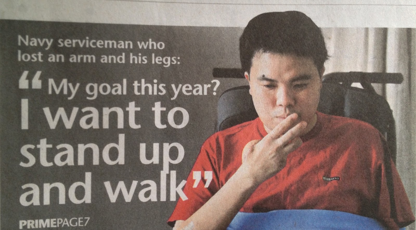 Great Little Moments...大小事！: Jason Chee, You Can Make It!