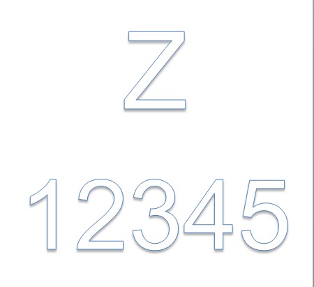 Molde de letras y números Arial - ARTE DE RECREAR