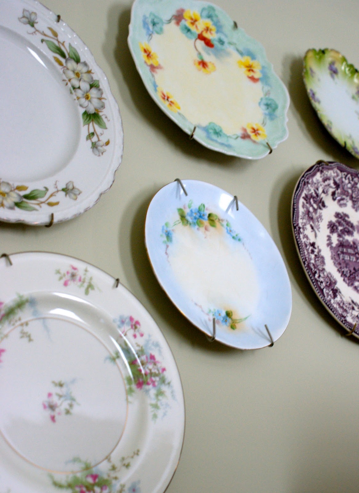 Olivia Grayson Interiors: Antique Plates Wall Gallery