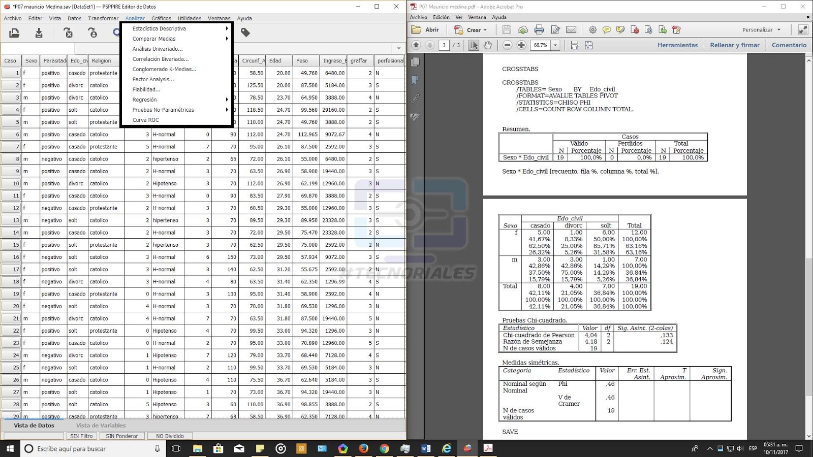 Review: PSPP - Software estadístico.