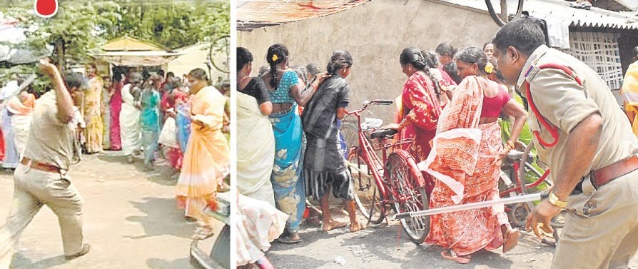 Voice of a common man: Indiscriminate lathicharge