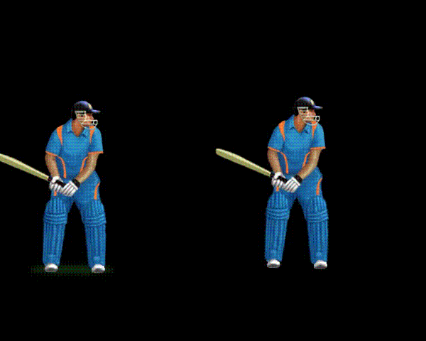 RAVI ART: Cricket animations for game ( Games2win.com)