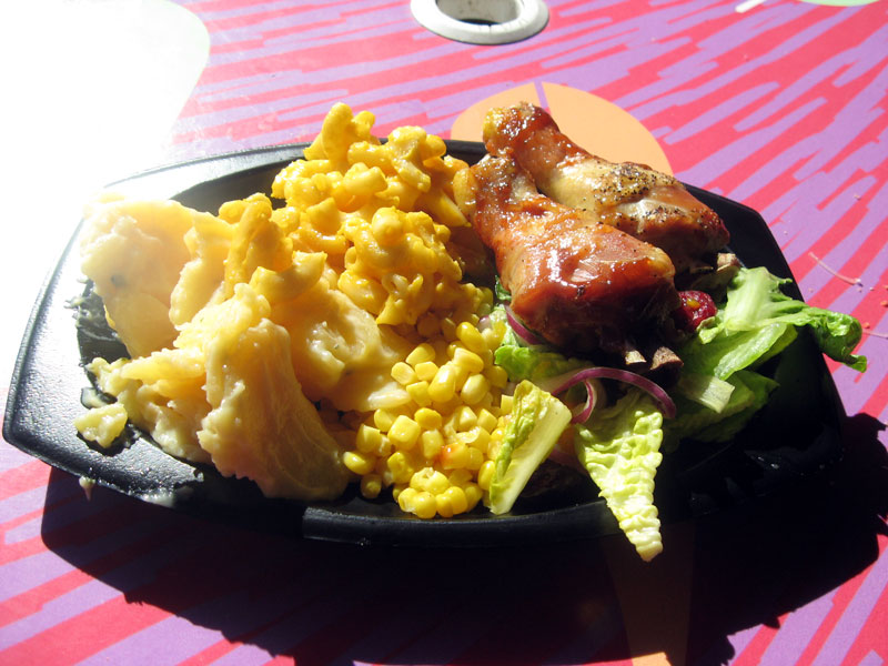 Watch Me Eat: Banana Beach Cookout in Aquatica