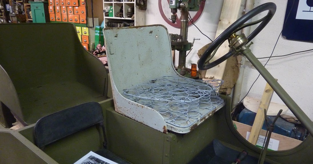 Ford model T machine gun: Modification du siège et fabrication du ...