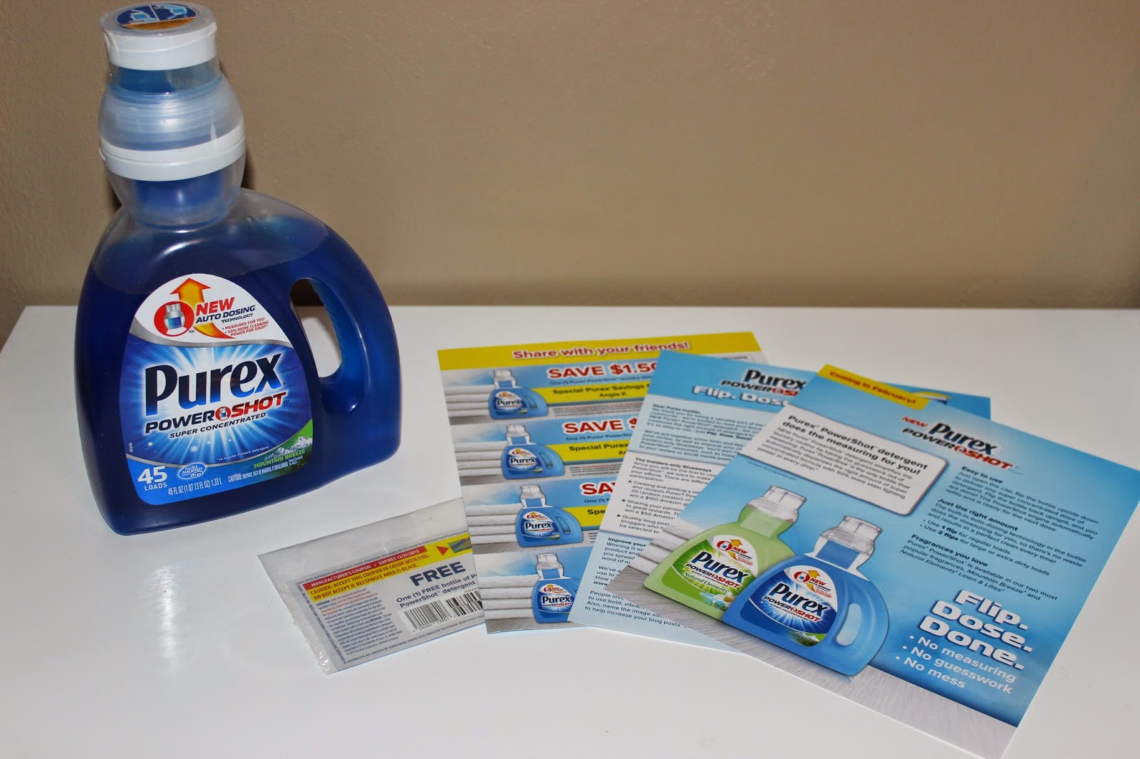 Trying To Go Green: NEW Purex Power Shot Detergent & Giveaway US Only