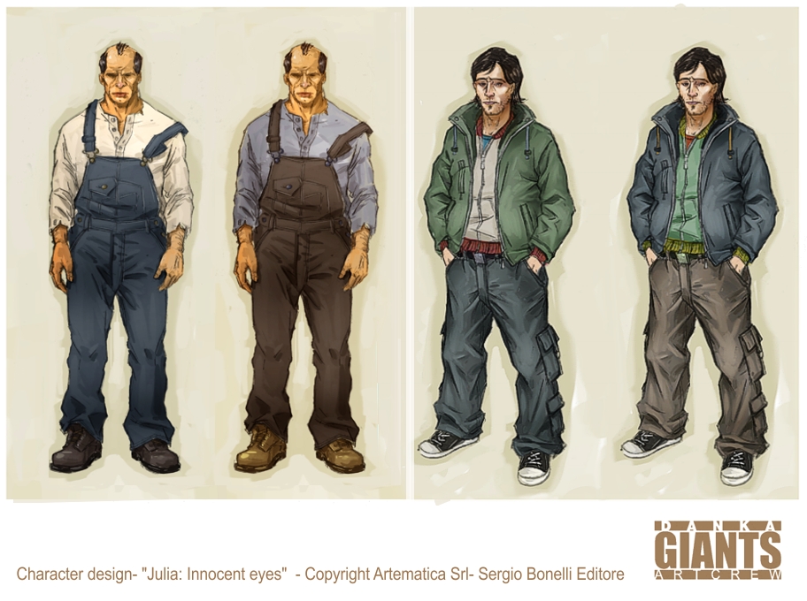 Danka Giants Art Crew: Julia:Innocent eyes - Character design