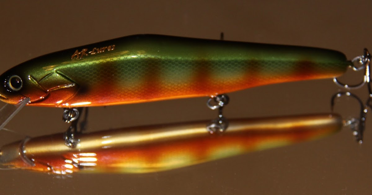 IBASSIN: AR Custom Wooden Minnow Baits