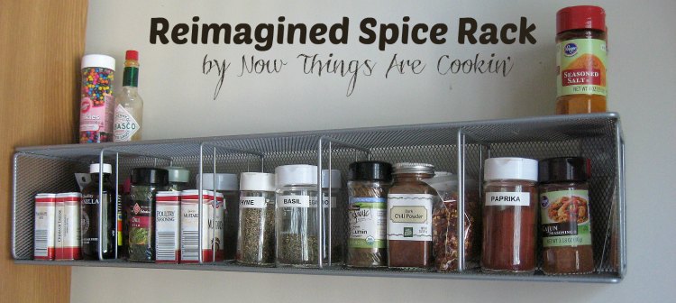 Now Things are Cookin': Re-imagined Spice Rack