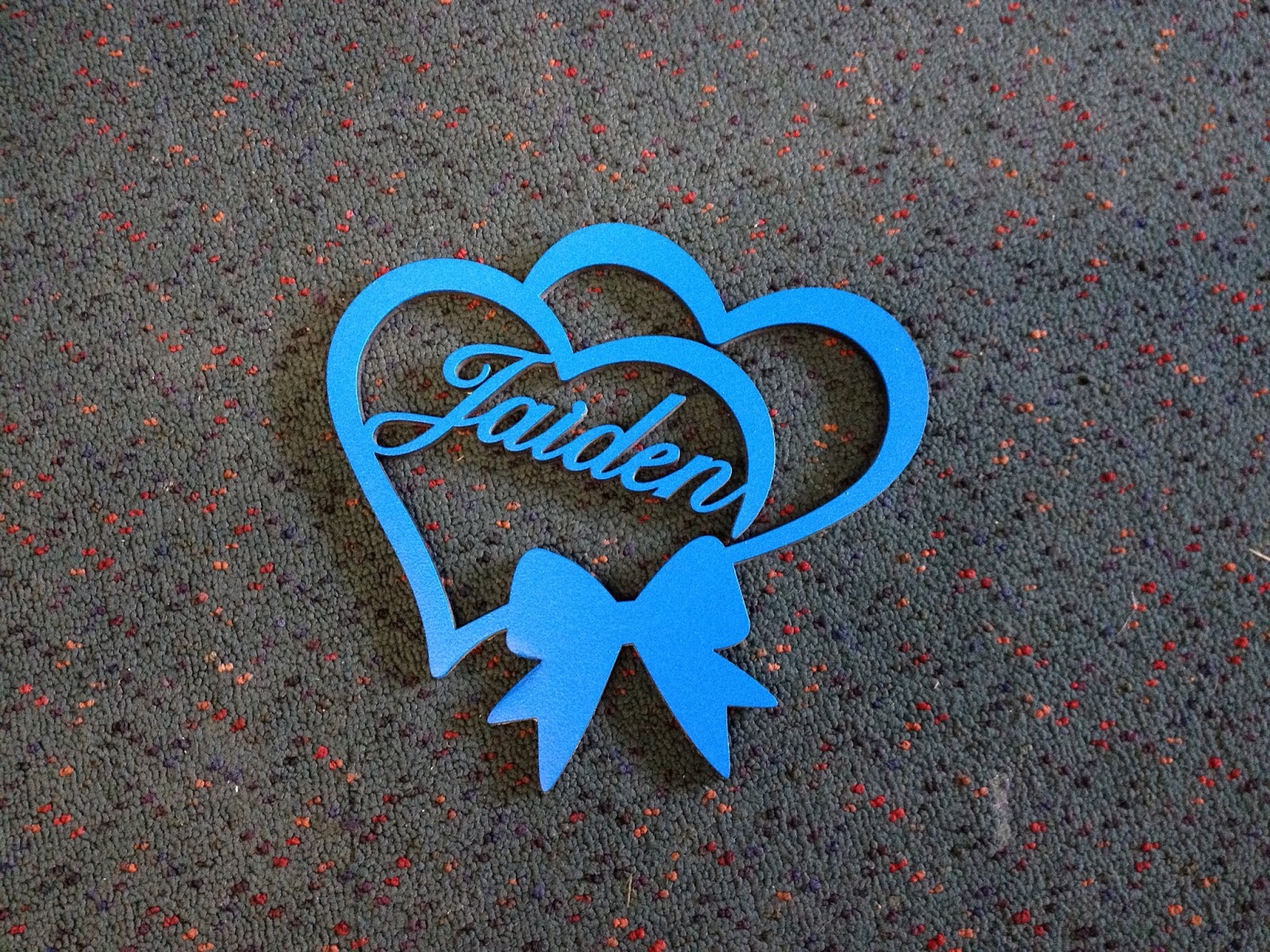 Naji's Craft: Heart with name