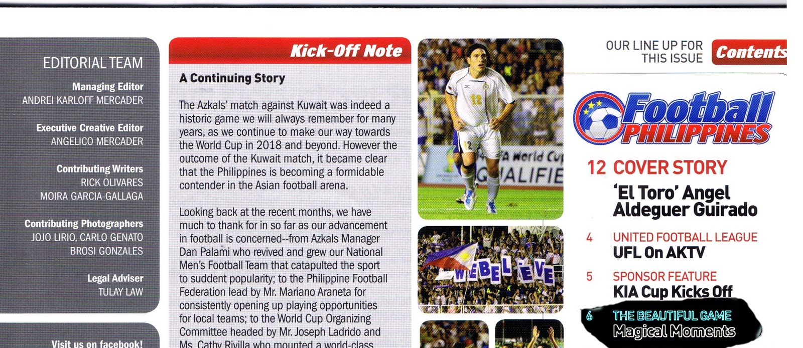 Diplobugs: My Published Article in Football Philippines Magazine ...