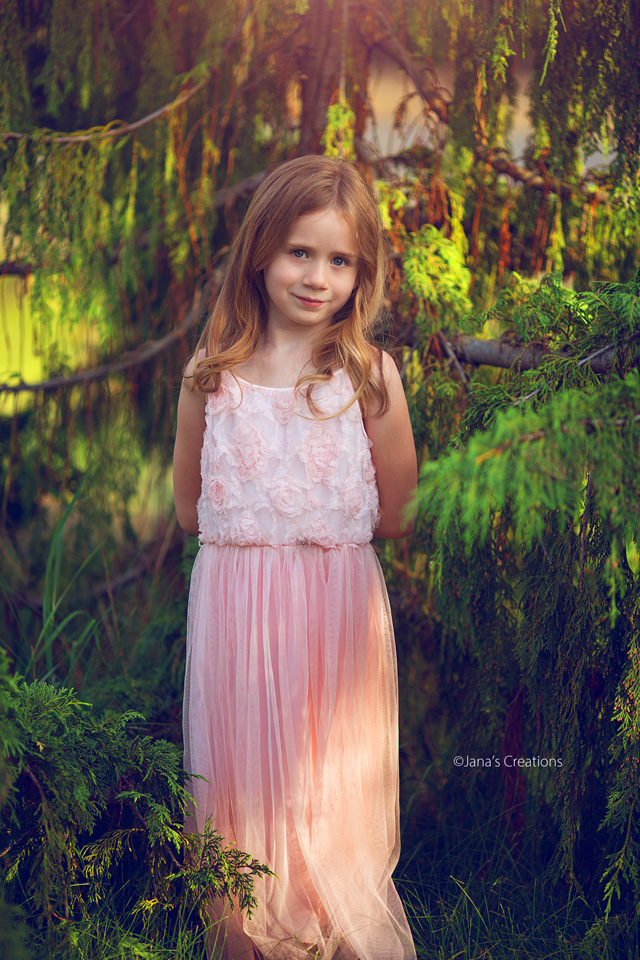 Jana's Creations: The most beautiful 7 yr old I know......