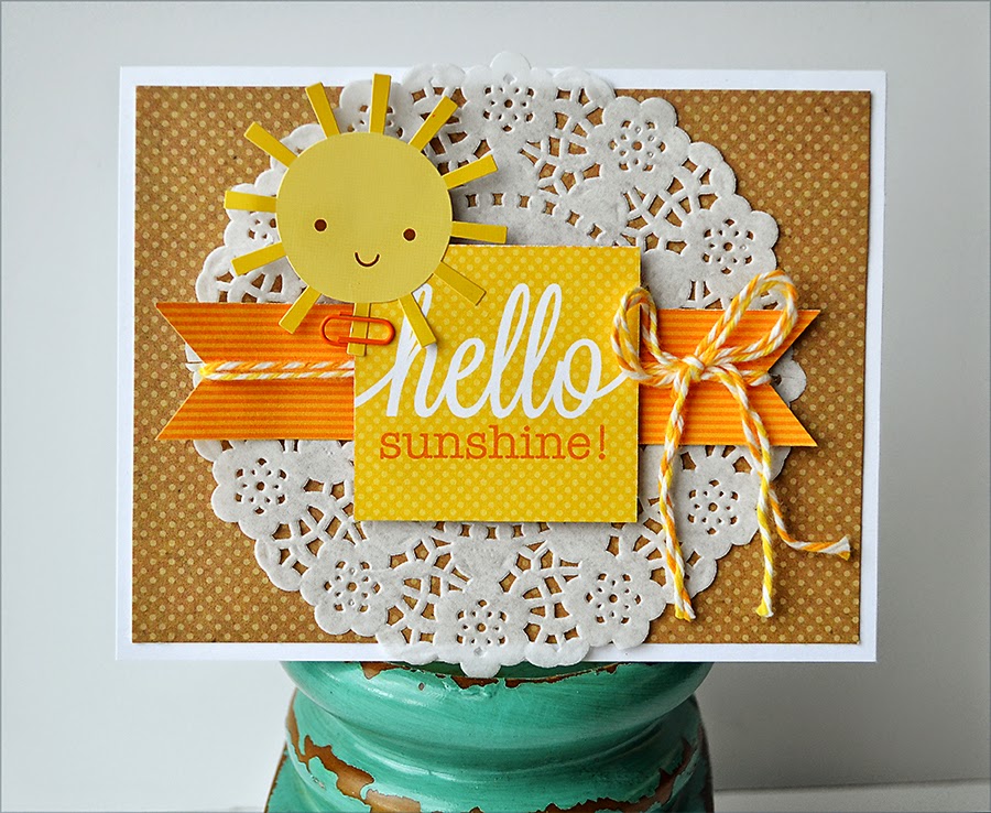 Doodlebug Design Inc Blog: "Hello Sunshine" Card Trio By Wendy Sue
