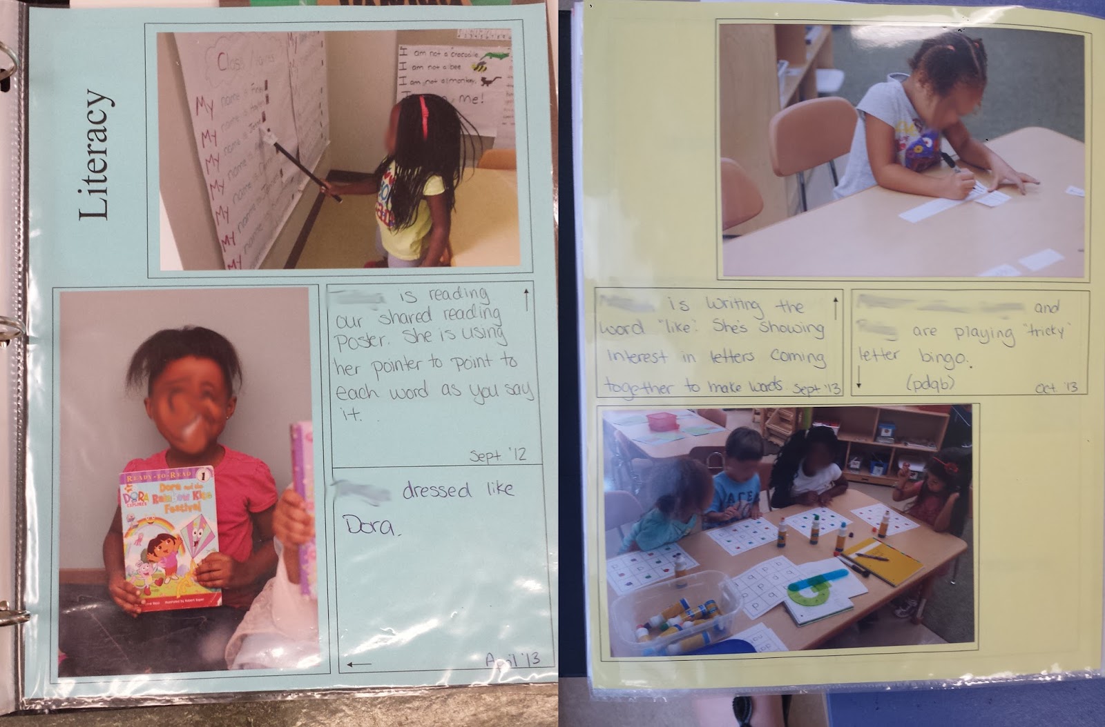 Early Childhood Scribbles: Preschool Literacy Portfolio Packet