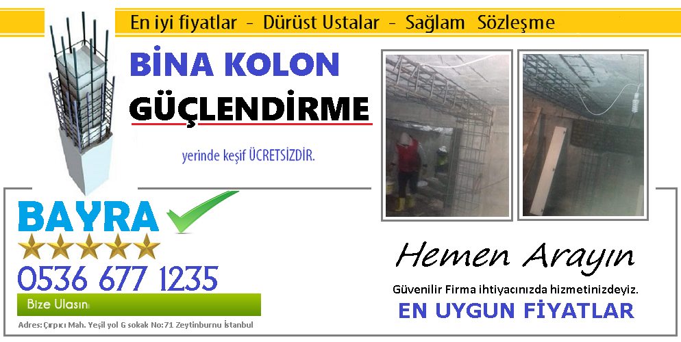 mutemadi temel guclendirmesi-KOLON GÜÇLENDİRME FİYATLARI 0536 677 12 ...
