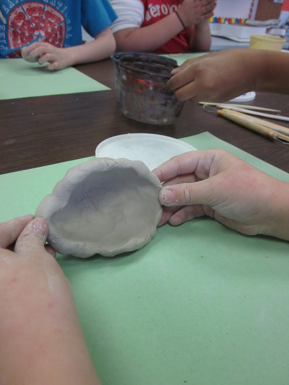 The Lenkerville Art Room: Wednesday works - Pinch Pot Monsters - 2nd grade